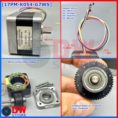 Jual Stepper Motor 42 Nema17 Nema 17 Stepping Cnc 3d Printer Shopee Indonesia