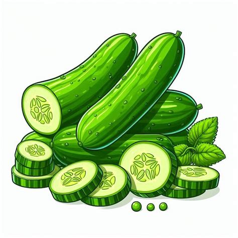 8 000 Cucumber Plant Drawing Pictures