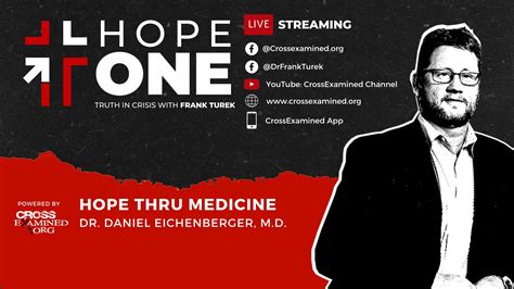 Ep06 Hope Thru Medicine W Dr Daniel Eichenberger M D Hope Thru Medicine W Dr Daniel