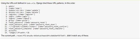 Django Trailing Slash In Password Reset Rdjango