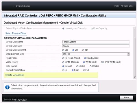 Configuring Raid 6 For Dell Poweredge R740xd Platespin Forge 11 3