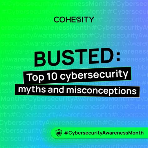 Cybersecurityawarenessmonth Cybersecurity Cohesity