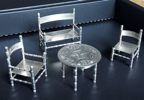 Miniatuur Zilveren Meubels 4 835 Zilver J Catawiki