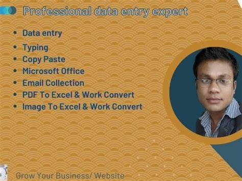 Any Type Of Perfect Data Entry Work Upwork