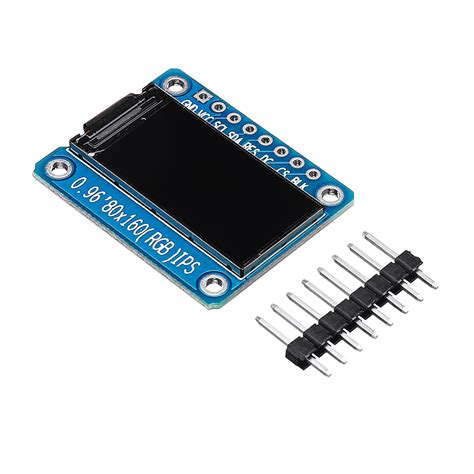 0 96 inch 7pin hd color ips screen tft lcd display spi st7735 module f