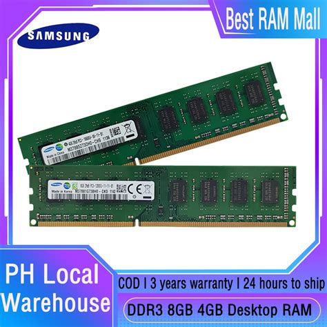 【free Shipping】samsung 4gb 8gb Ddr3 Ram 1333mhz 1600mhz Dimm Pc3 10600 12800 1 5v Desktop Gaming