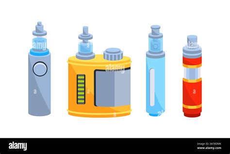 Cigarettes Types Stock Vector Images Alamy