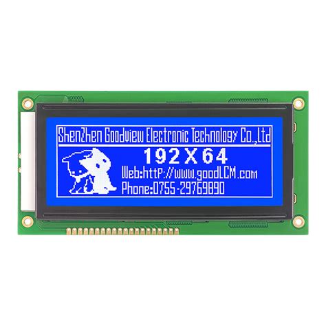 Large Monochrome LCD Display 192 64 Dot Matrix Screen