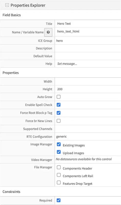 Rich Text Editor Control Craftercms 407 Documentation