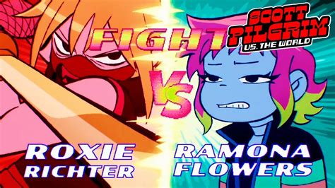Roxie Vs Ramona Scott Pilgrim Takes Off Capitulo Reacci N Youtube
