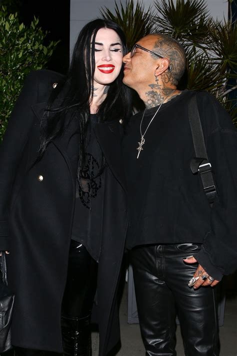 Kat Von D And Rafael Reyes At Mastros In Beverly Hills 04022023