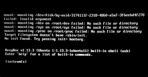 GitHub JuanBindez INITRAMFS ERROR LINUX COMANDOS PARA CORRIGIR ERRO