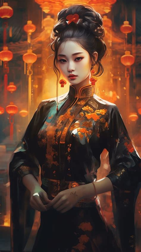 Japanese Woman Drawing