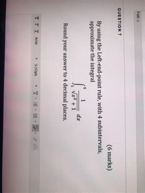 solved path p question 7 6 marks by using the