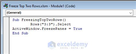 How To Freeze Top Two Rows In Excel Ways ExcelDemy