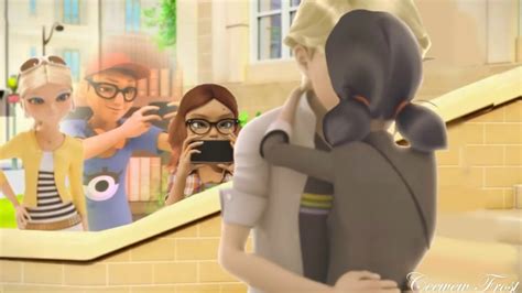 Miraculous Adrian E Marinette Si Baciano Creato Da Ceewer Frost Youtube