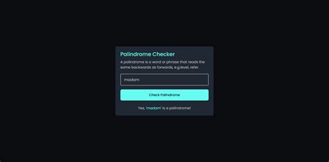 Github Ferdinan Opspalindrome Checker Palindrome Checker Website