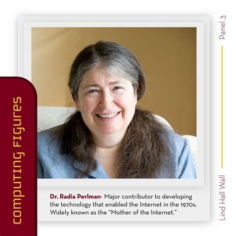 This Months Computing Figure Is Radia Perlman Deemed Mother Of The