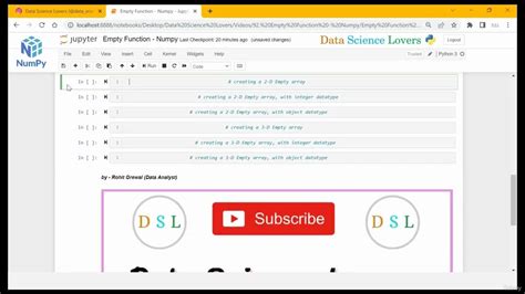 Empty Function In Numpy Youtube