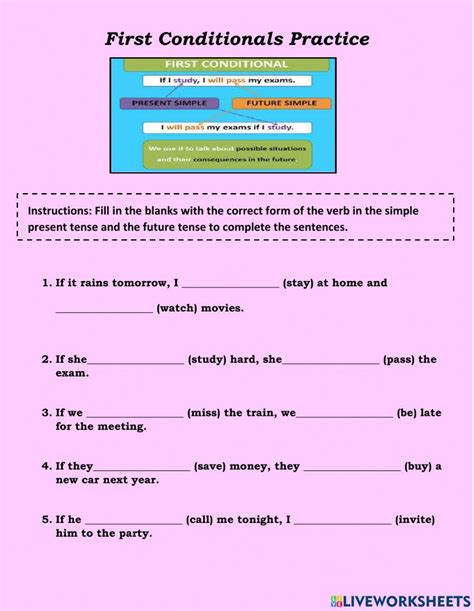First Condition Free Interactive Worksheets 7006976