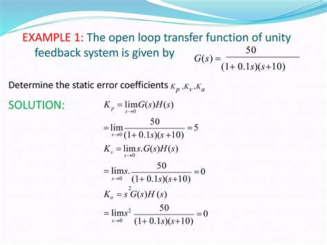 Time Response Analysis Pptx