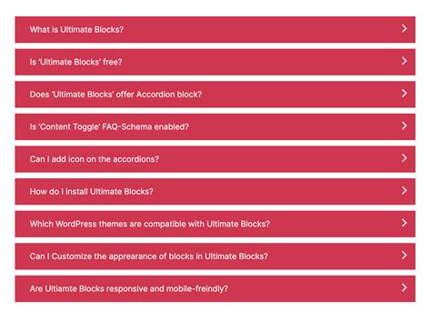 Content Toggle Accordion Block For WP Ultimate Blocks
