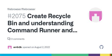 Create Recycle Bin And Understanding Command Runner And File Browser