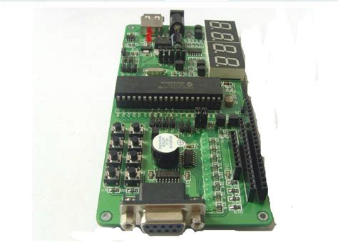 Pic16f877a 4 Digits Lcd Rs232 Serial Da Ad Development Learning Board
