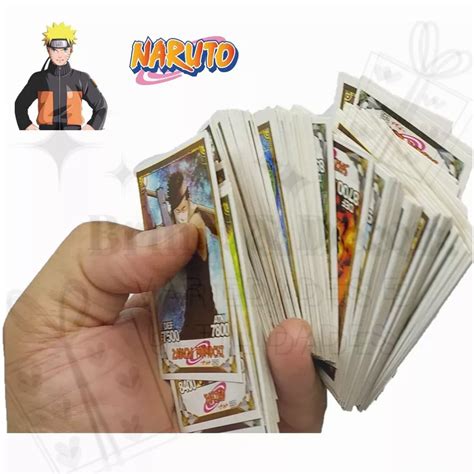 200 Cartinhas Naruto 50 Pacotinhos Cards Pequenos Naruto Sasuk Sakura Hokage Shopee Brasil