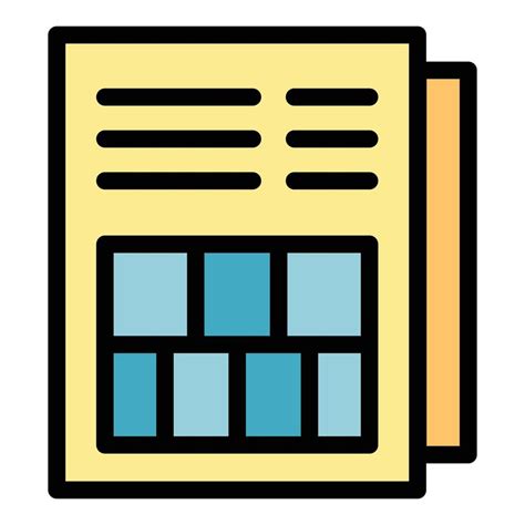 Business Analysis Icon Vector Flat 21410028 Vector Art At Vecteezy