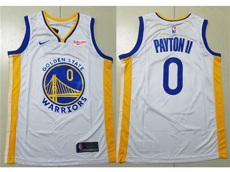 Golden State Warriors 0 Gary Payton Ii White Swingman Jersey Tte