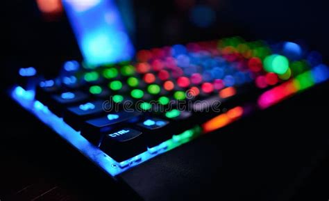Premium Gaming Rgb Led Backlit Keyboard Mostly Blue Green And Red