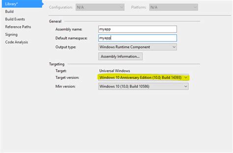Uwp Targeted Net Version Stack Overflow