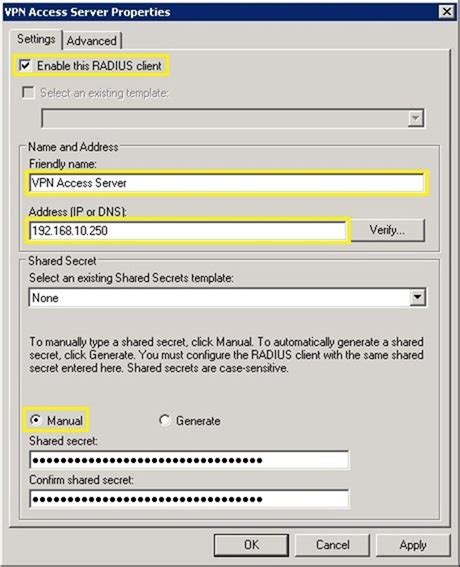 Setup Nps For Radius Authentication In Active Directory Nolabnoparty