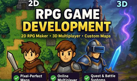 develop 2d video rpg maker game 3d multiplayer rpg game rpg maker map