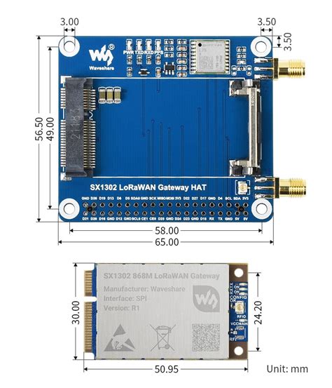 SX LoRaWAN Gateway HAT For Raspberry Pi Discontinued The Pi Hut