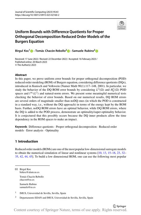 pdf uniform bounds with difference quotients for proper orthogonal