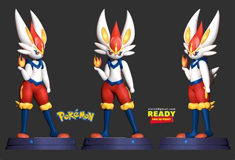 Artstation Cinderace Pokemon Fanart Resources