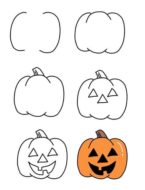 Fall Drawings Easy Step By Step