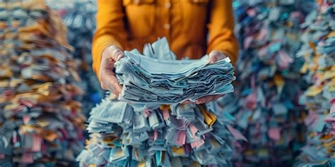 Premium Photo Embracing Digital Transformation Transitioning To A Paperless Office For