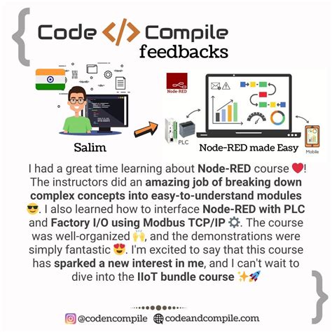code and compile on linkedin code and compile iiot courses on