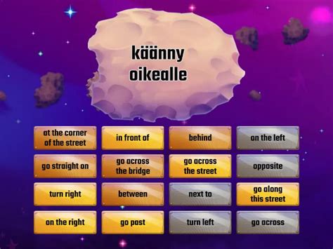 Directions Find The Match