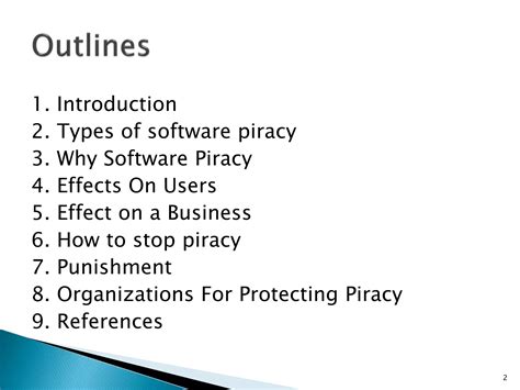 Presentation On Software Piracy Pptx