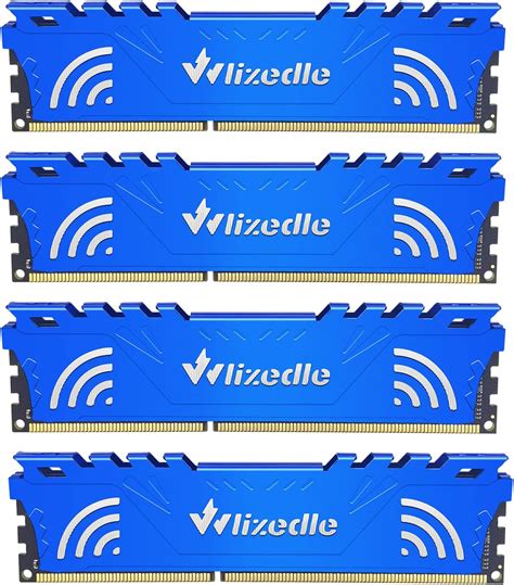 Wlizedle Ddr3 Ram 32gb Kit 4x8gb 1333mhz Cl9 Udimm Desktop Memory