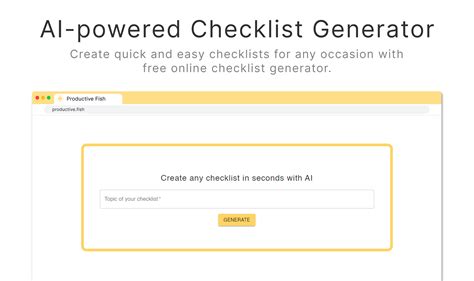 AI Checklist Generator Tool Information Alternatives Foundr AI