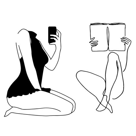 Sexy Women Outline SVG Erotic Woman Outline Silhouette Etsy