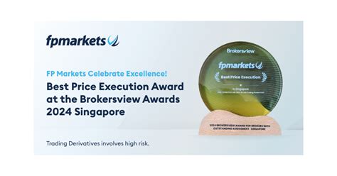 Partners Hub Brokersview Awards 2024 Singapore Best Price Execution Award Fp Markets