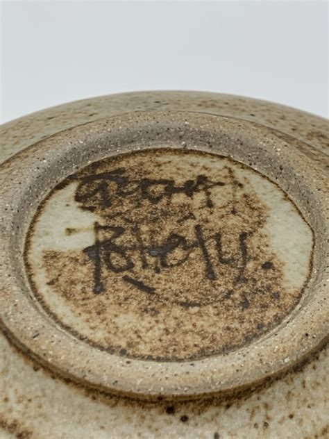 Taggerty Australian Pottery Bowl With Landscape Design 17cm Vintage