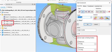 solved constraining angles of a universal joint autodesk community
