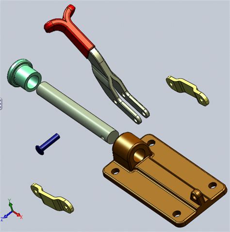 Example Of Clamping Fixture Exploded View Download Scientific Diagram
